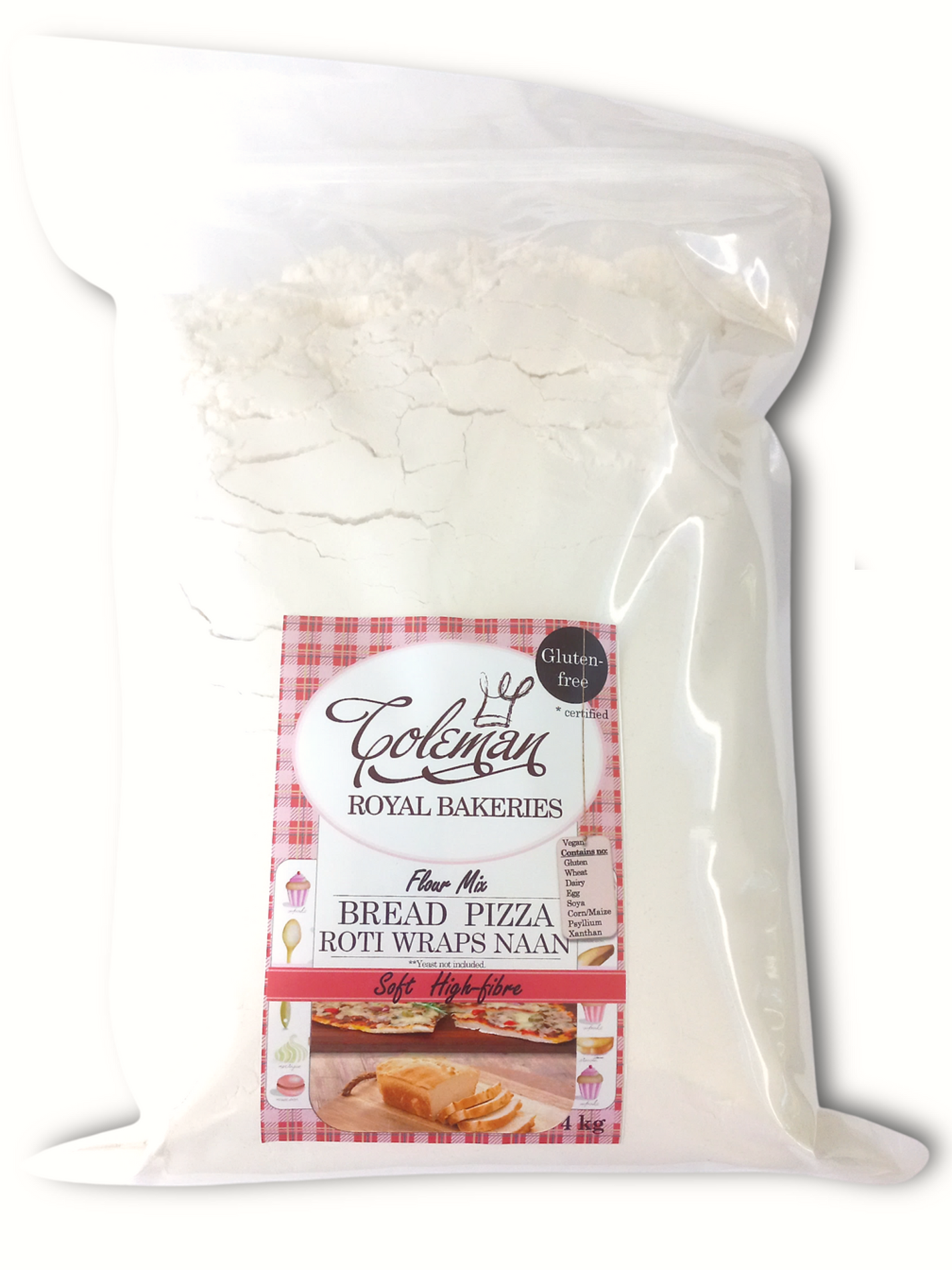 Gluten-free Plain Flour 5 kg, Coleman Royal Bakeries